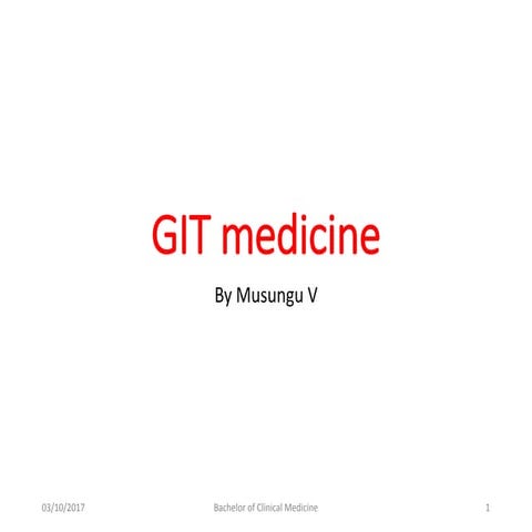 Git medicine | PPTX