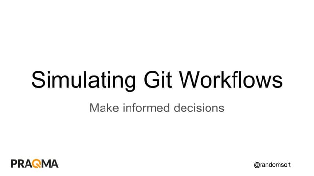 Simulating Git Workflows Pdf Programming Languages Computing