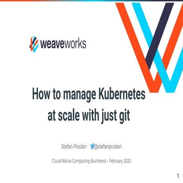 How To Manage Kubernetes At Scale With Just Git Ppt 8158