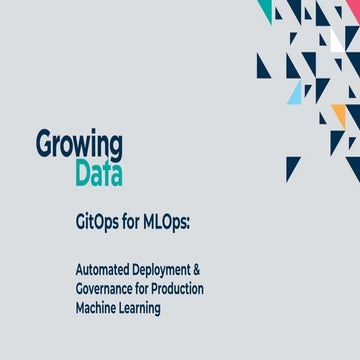 Gitops For Production Machine Learning Deployments With Kubeflow Ppt 6474