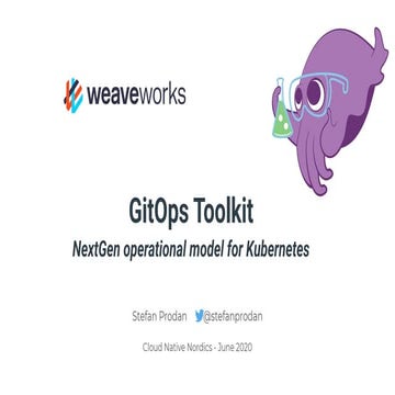 Gitops Toolkit Cloud Native Nordics Tech Talk Ppt