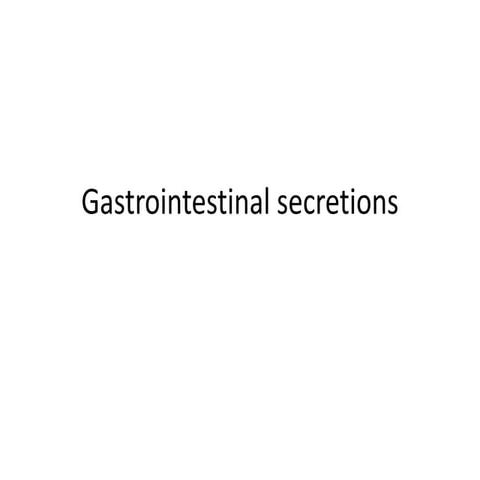 Comprehensive Overview of Succus Entericus: Composition, Function, and ...