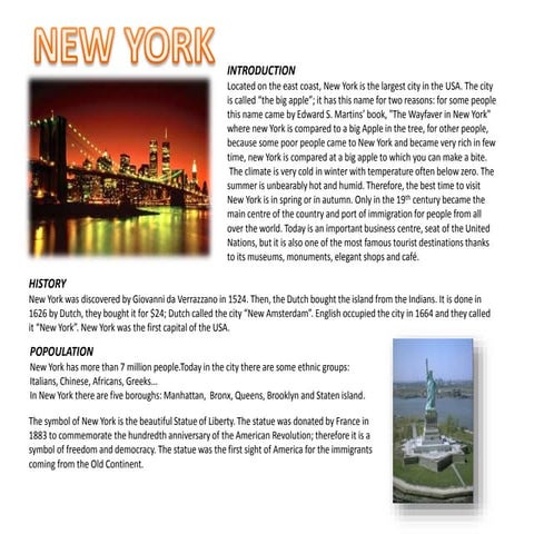 New York City | PPTX