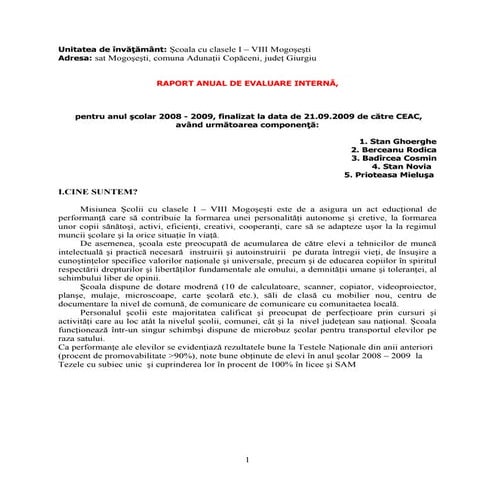 Cv tasente tanase | PDF