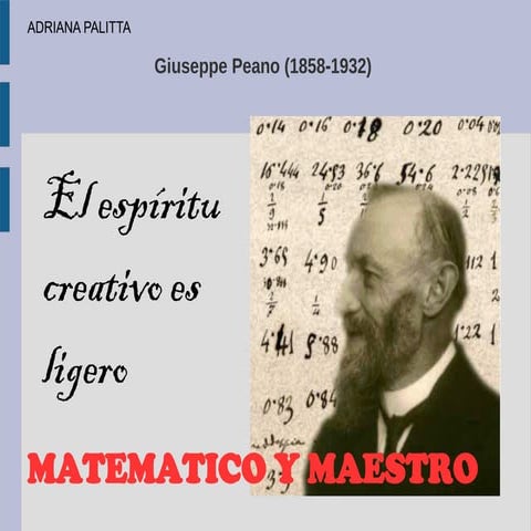 Giuseppe Peano (1) | PDF