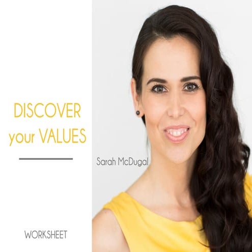 Giveaway | Values Discovery Worksheet | PDF