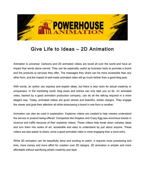 Understanding whiteboard animation | PPT