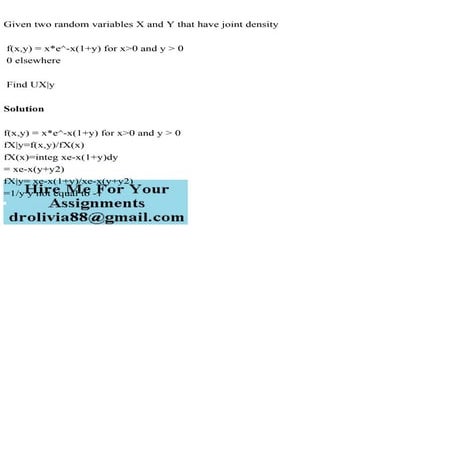 Given two random variables X and Y that have joint density f(x,y.pdf