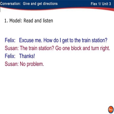 Giving and getting directions | ODP