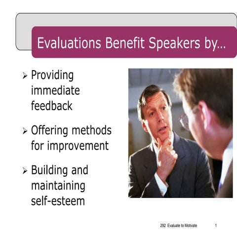Giving Better Evaluations | PPT