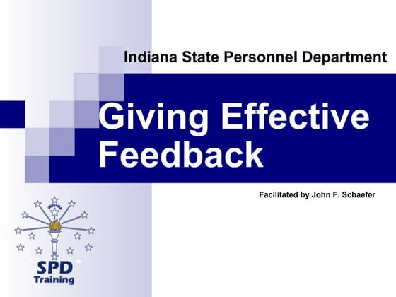 Effective feedback | PPTX