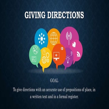 Giving directions | PPTX