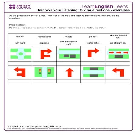 Giving directions -_exercises_2 | PDF