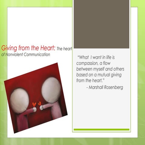 Giving from the heart | PPT