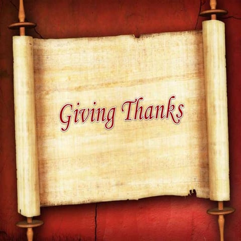 Giving Thanks | PPTX