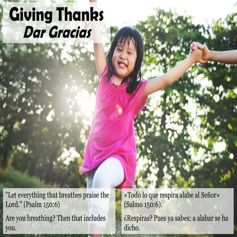 Giving Thanks - Dar Gracias | PDF