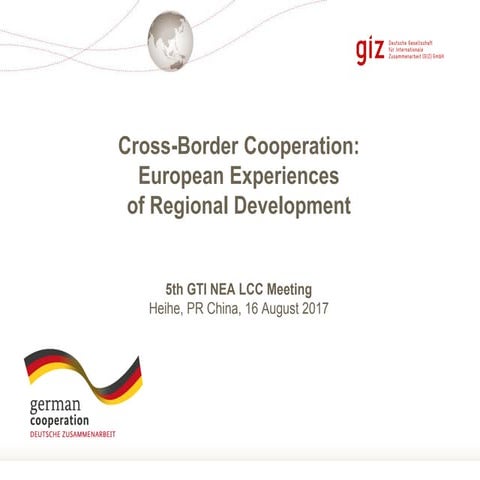 Cross-Border Cooperation: European Experiences of Regional Development ...