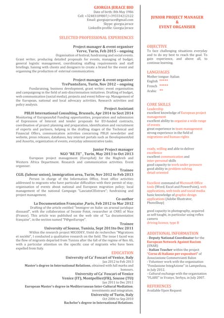 Europass CV update Peter Jorna December 2016 | PDF | Education