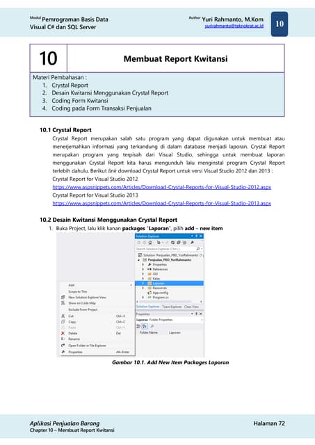 Modul PBO Bab-07 - Enkapsulasi (Encapsulation) | PDF
