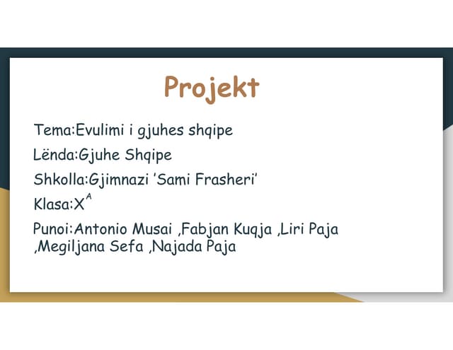 Fjala dhe perberesit e saj | DOCX