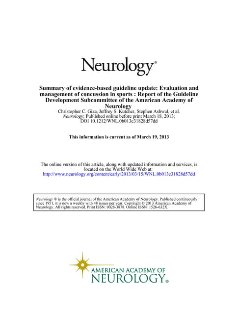 Early Neurological Deterioration Following Acute Ischaemic Stroke | PPTX