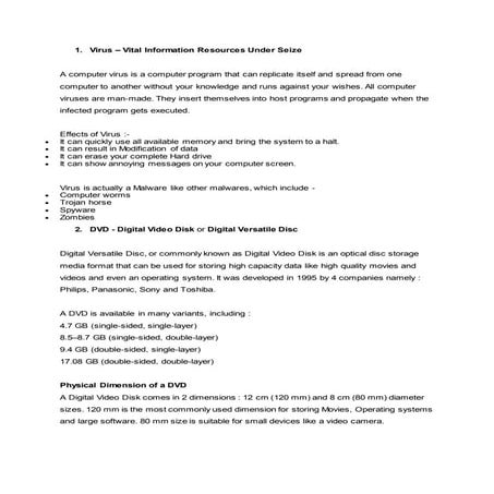 The different types of computer users | DOCX