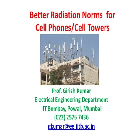 Mobile Tower Radiation Norms | PPT