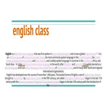 English ppt | PPTX