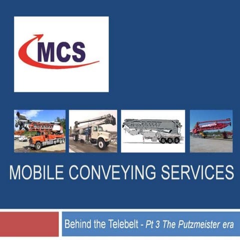 Behind the Telebelt - part 3 The Putzmeister era | PPT