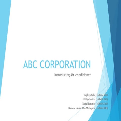 Abc corp - MBA | PPTX