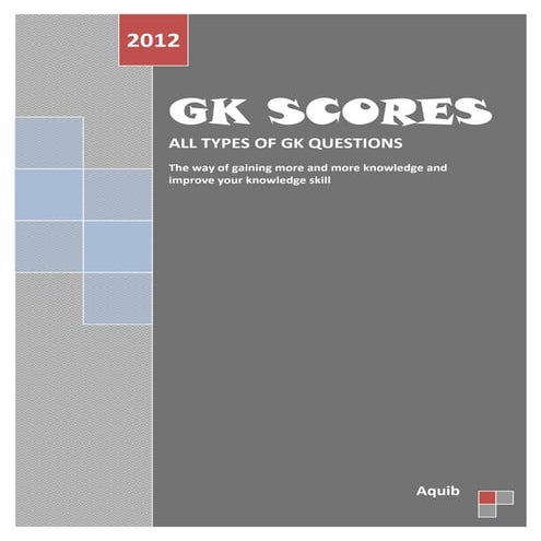 Gk scores | PDF
