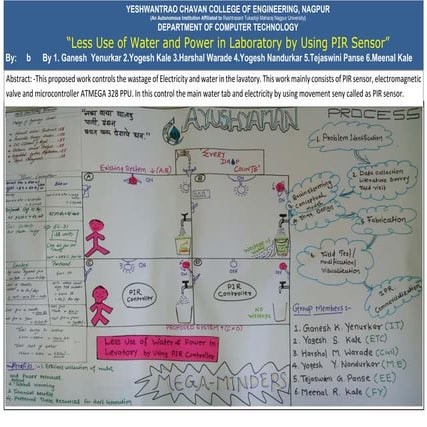 “Less Use of Water and Power in Laboratory by Using PIR Sensor | PDF