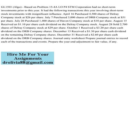 GL1501 (Algo) - Based on Problem 15-4A LO P4 STM Corporation had no .pdf
