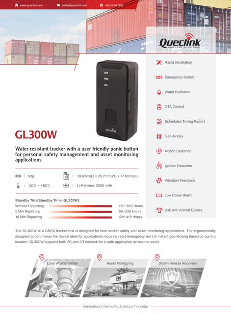 Gv53MG GPS Tracker User Manual | PDF | Computing | Technology & Computing