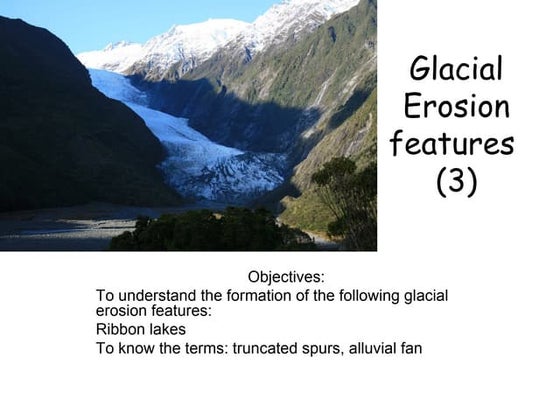 Glacial Features On Topographic Maps | PPT