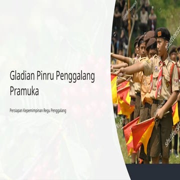 Gladian Pimpinan Regu Pramuka tingkat penggalang | PPTX