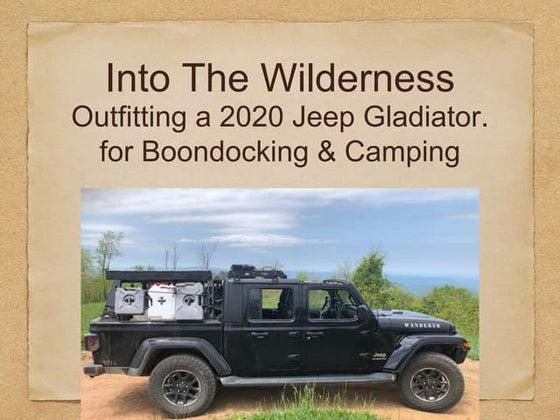 Equipping a Jeep for Camping/Boondocking | PPTX | Sports Equipment | Sports