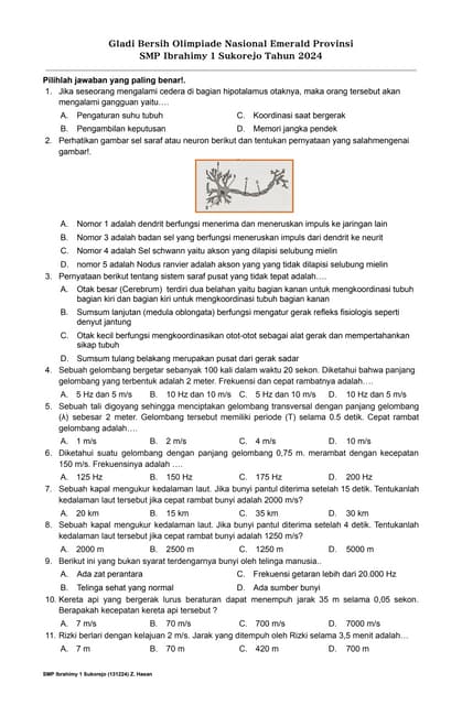 Bab 3.1 Tekanan Pada Zat Padat IPA Kelas 9 Kurikulum Merdeka SMP Ibrahimy 1 Sukorejo | PPT