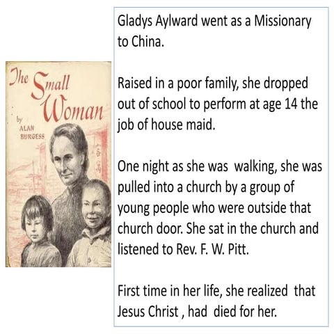 Gladys Aylward | PPTX