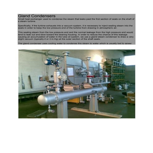 Gland condensers | PDF