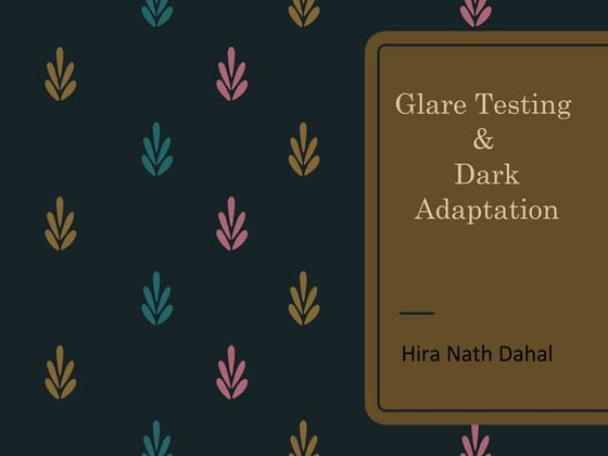 Light and Dark Adaptation | PDF | Eye and Vision Conditions | Diseases ...