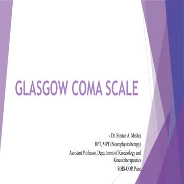 GLASGOW COMA SCALE Examination & Interpretation .pptx