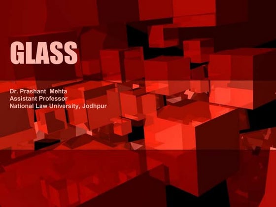 Glass manufacturing | PPT