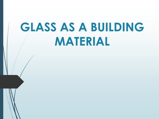 Types of glass | PPT