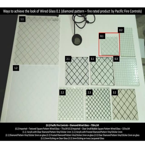 Ways to achieve "wired glass" look | PDF