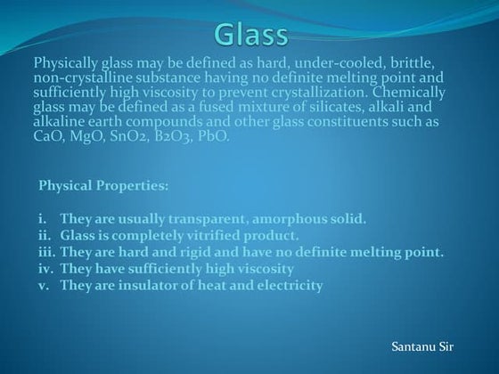 Glass manufacturing | PPT