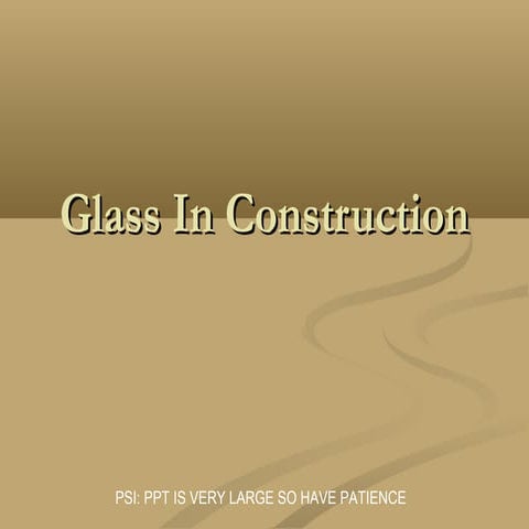 Glass | PPT