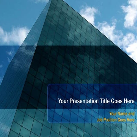 Glass building | PPTX