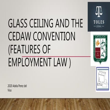 Glass ceiling and the Cedaw Convention | PPTX