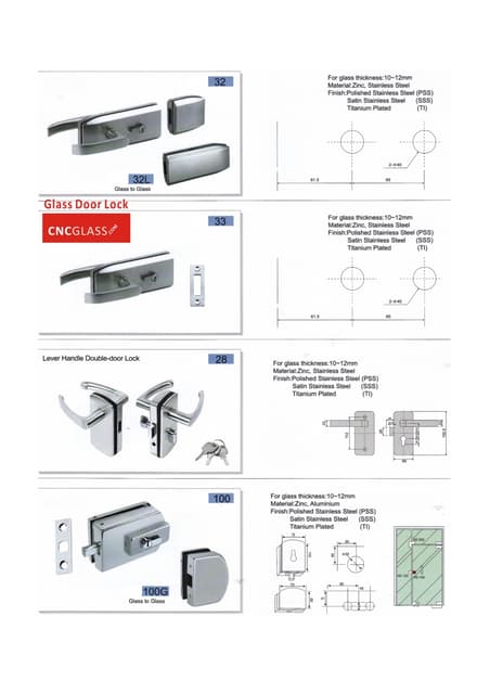 Glass Hardware Glass Connectors and Stabilizers | PDF